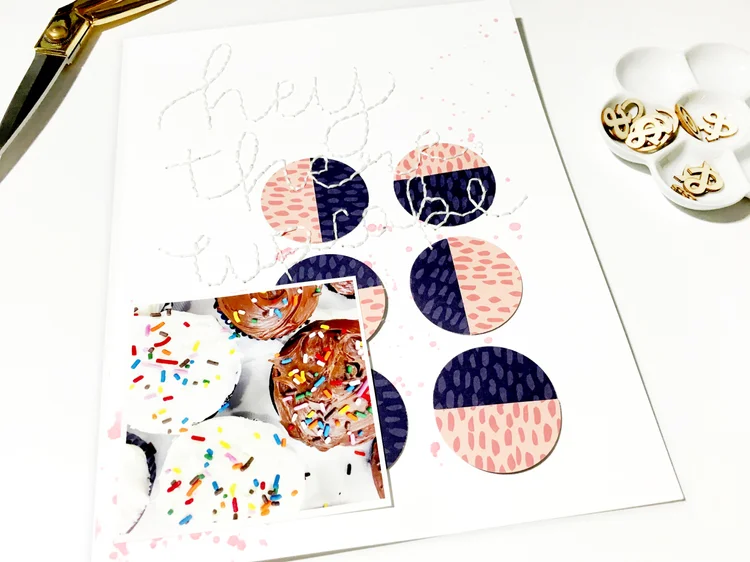 'Hey There, Cupcake' Scrapbook Layout — The Paper Curator