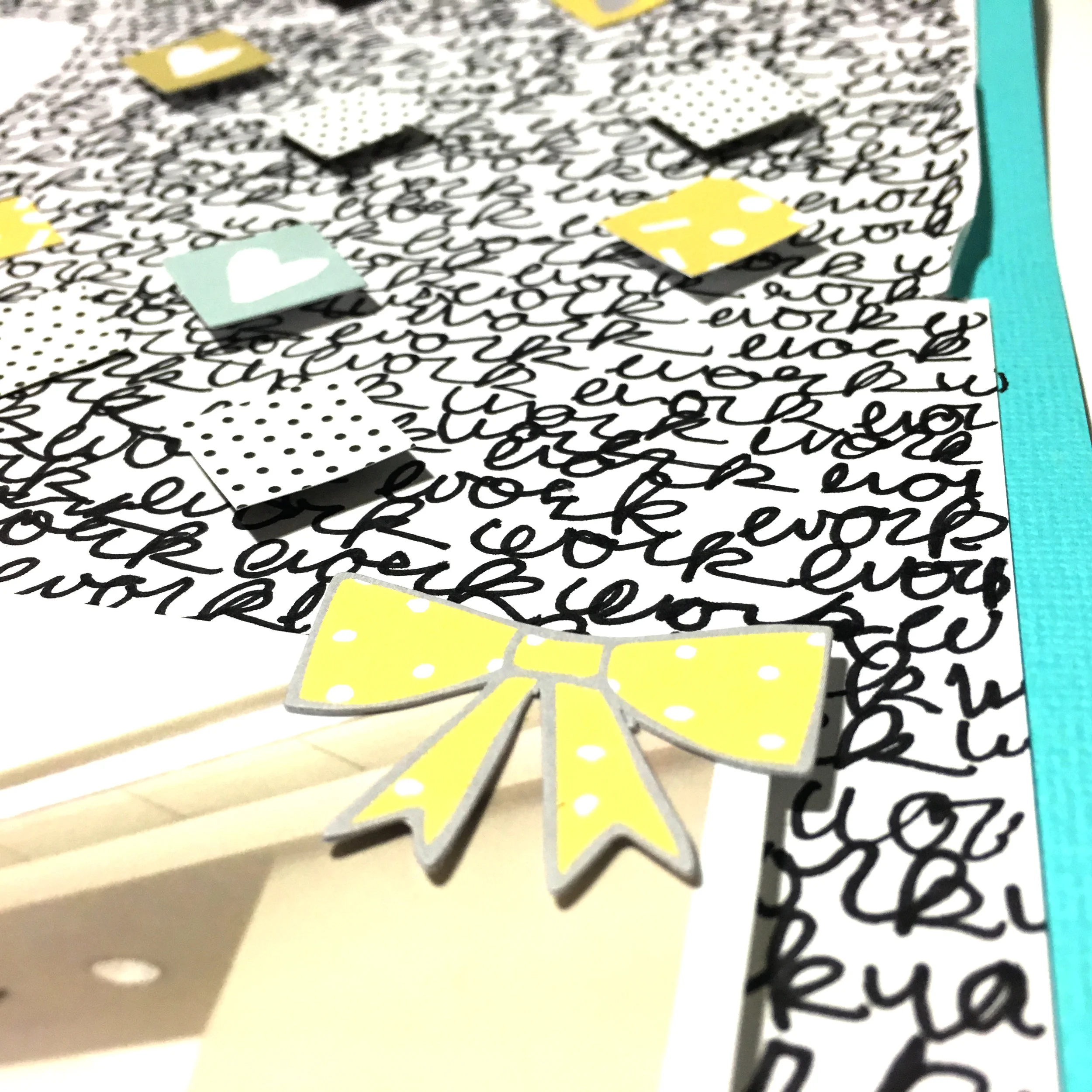 'WORK' Scrapbook Layout — The Paper Curator