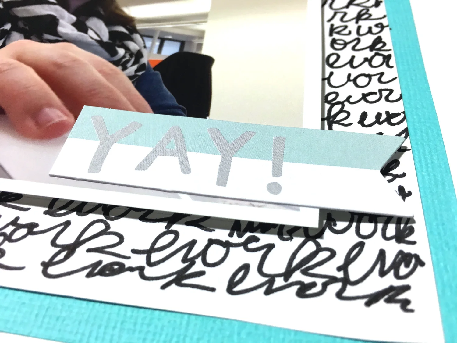 'WORK' Scrapbook Layout — The Paper Curator