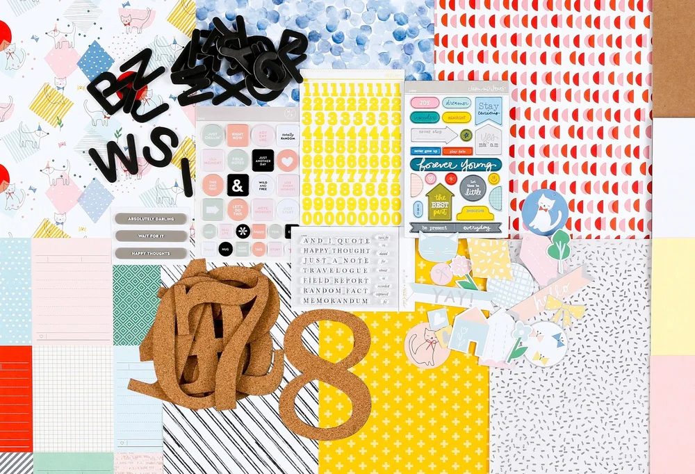 'WORK' Scrapbook Layout — The Paper Curator