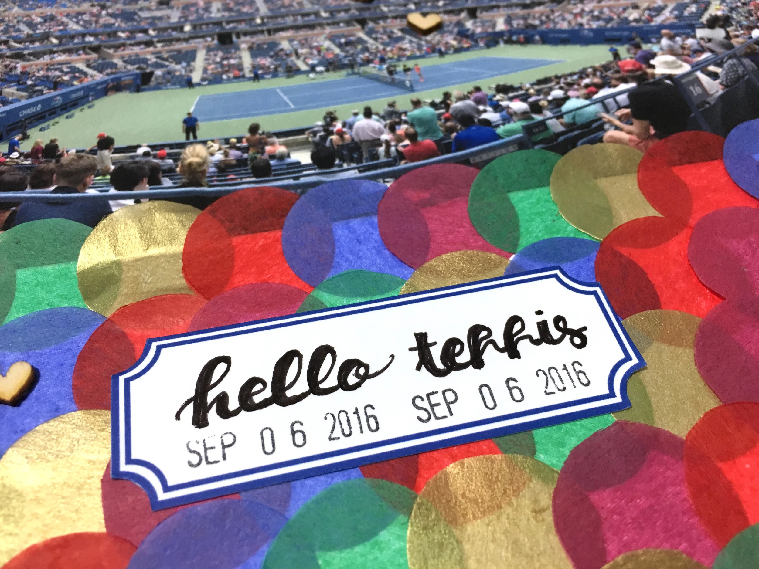'Hello Tennis' Scrapbook Layout — The Paper Curator