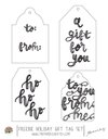 Freebie Gift Tags — The Paper Curator