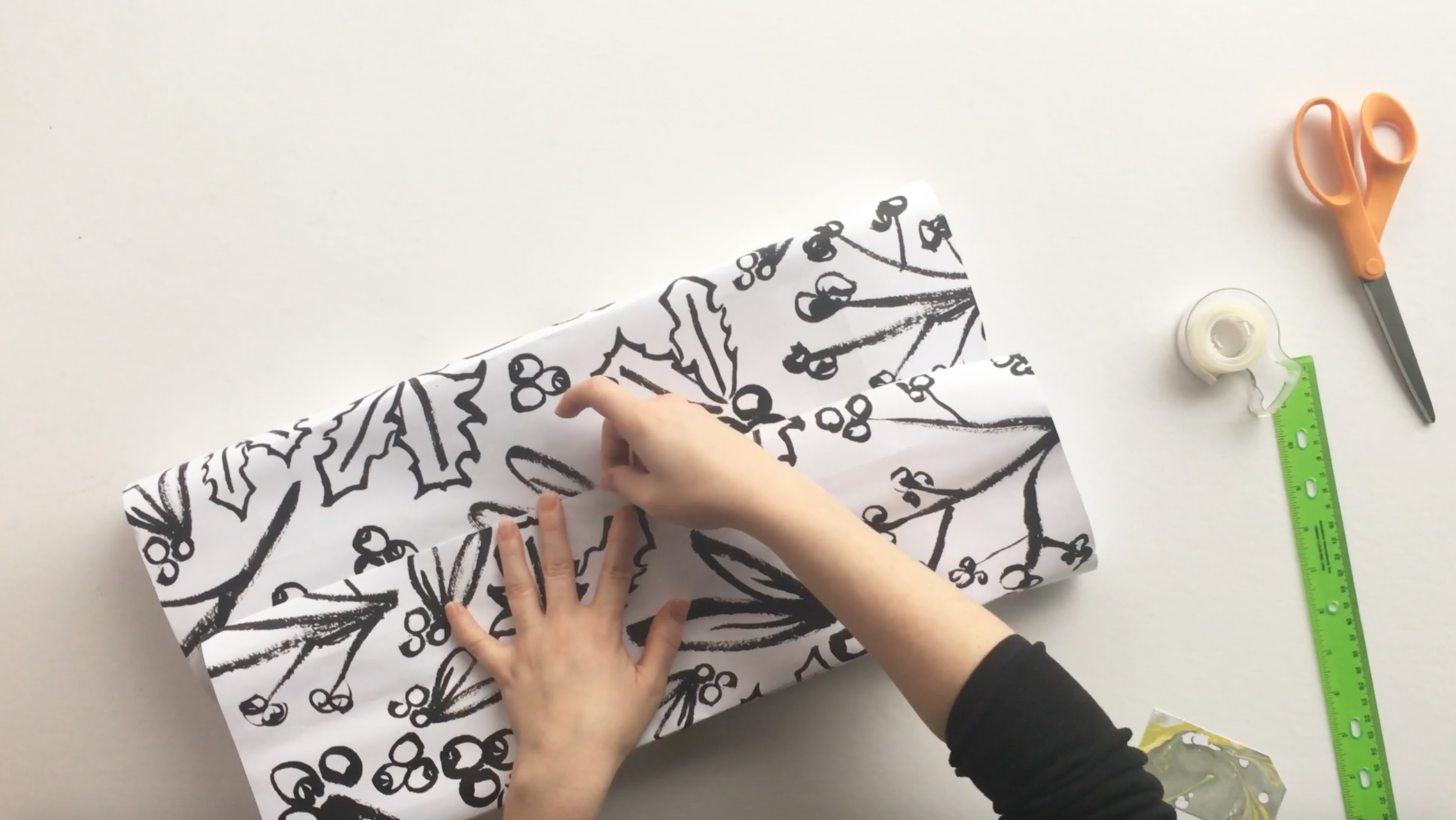 How To | Pleated Gift Wrapping — The Paper Curator