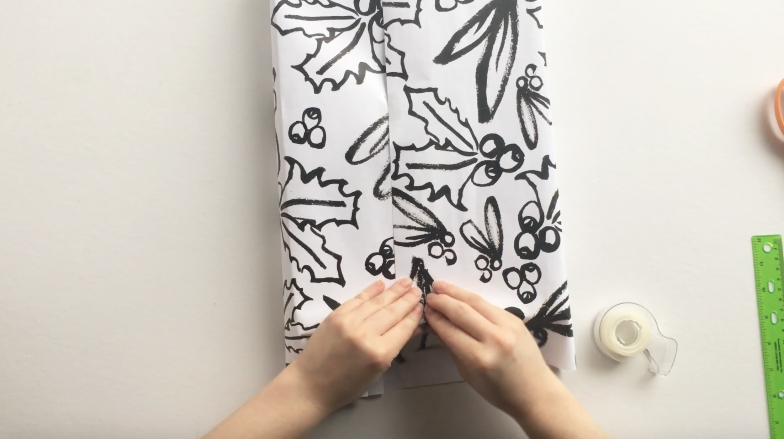 How To | Pleated Gift Wrapping — The Paper Curator