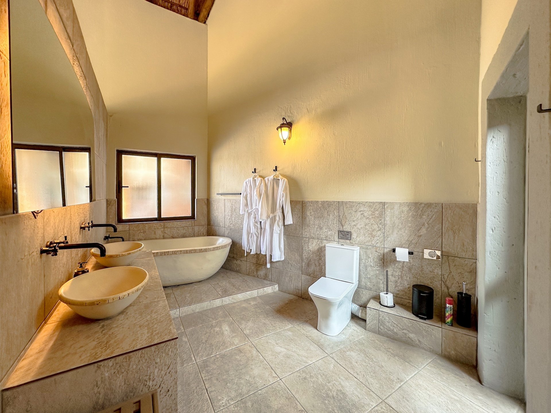 Experience unparalleled comfort in this stunning self-catering lodge ...