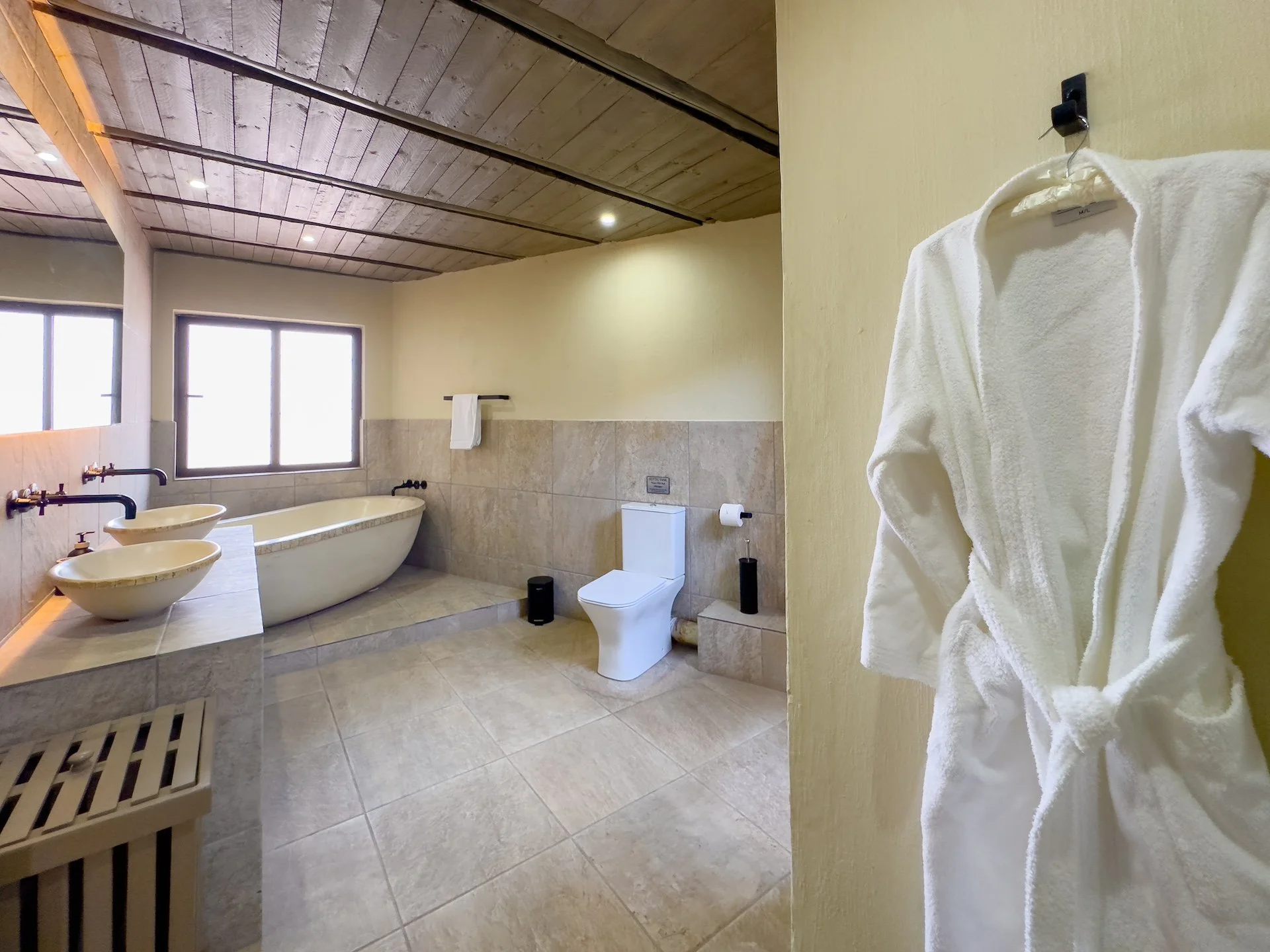 Experience unparalleled comfort in this stunning self-catering lodge ...
