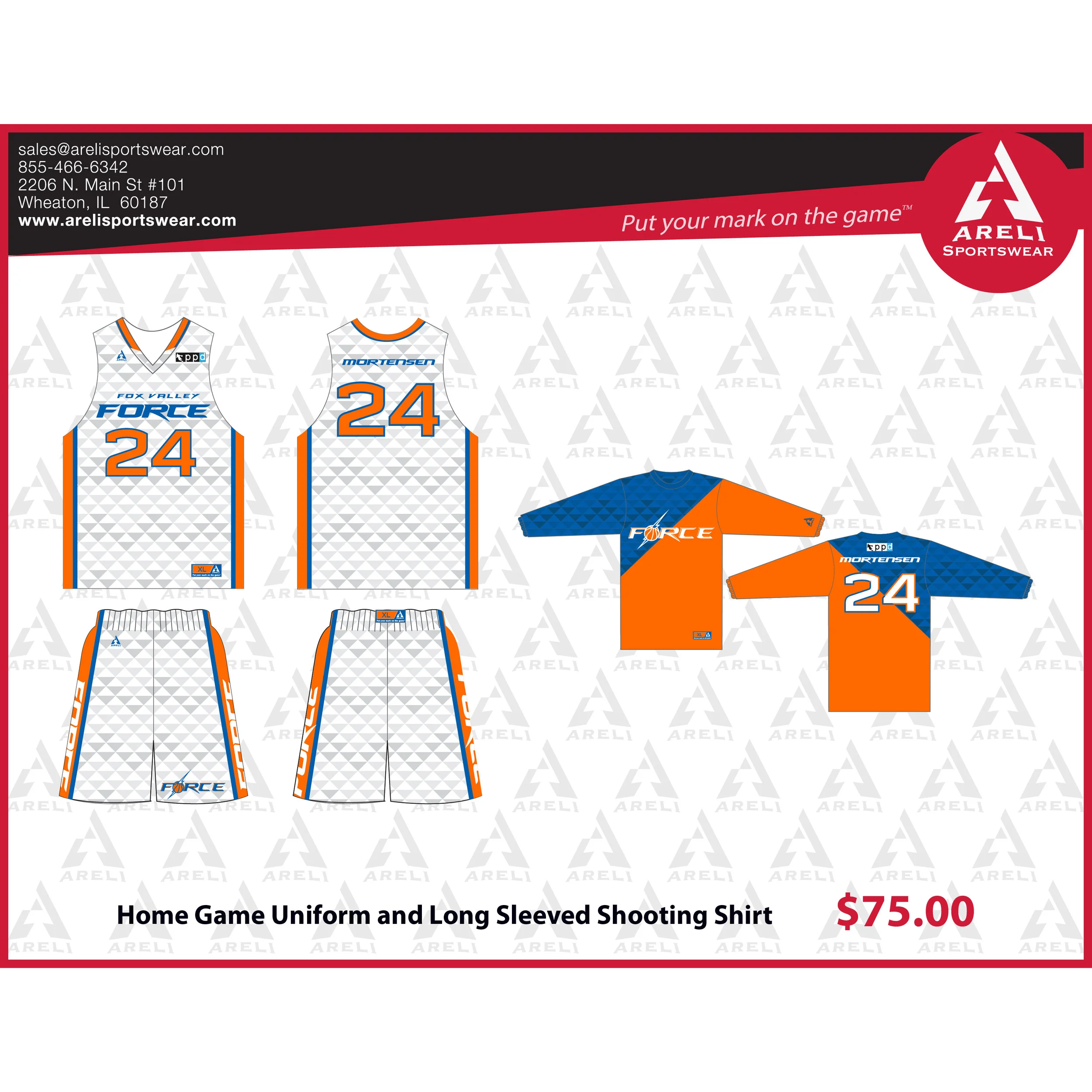 BASKETBALL TEAM PACKAGES — Areli Sportswear