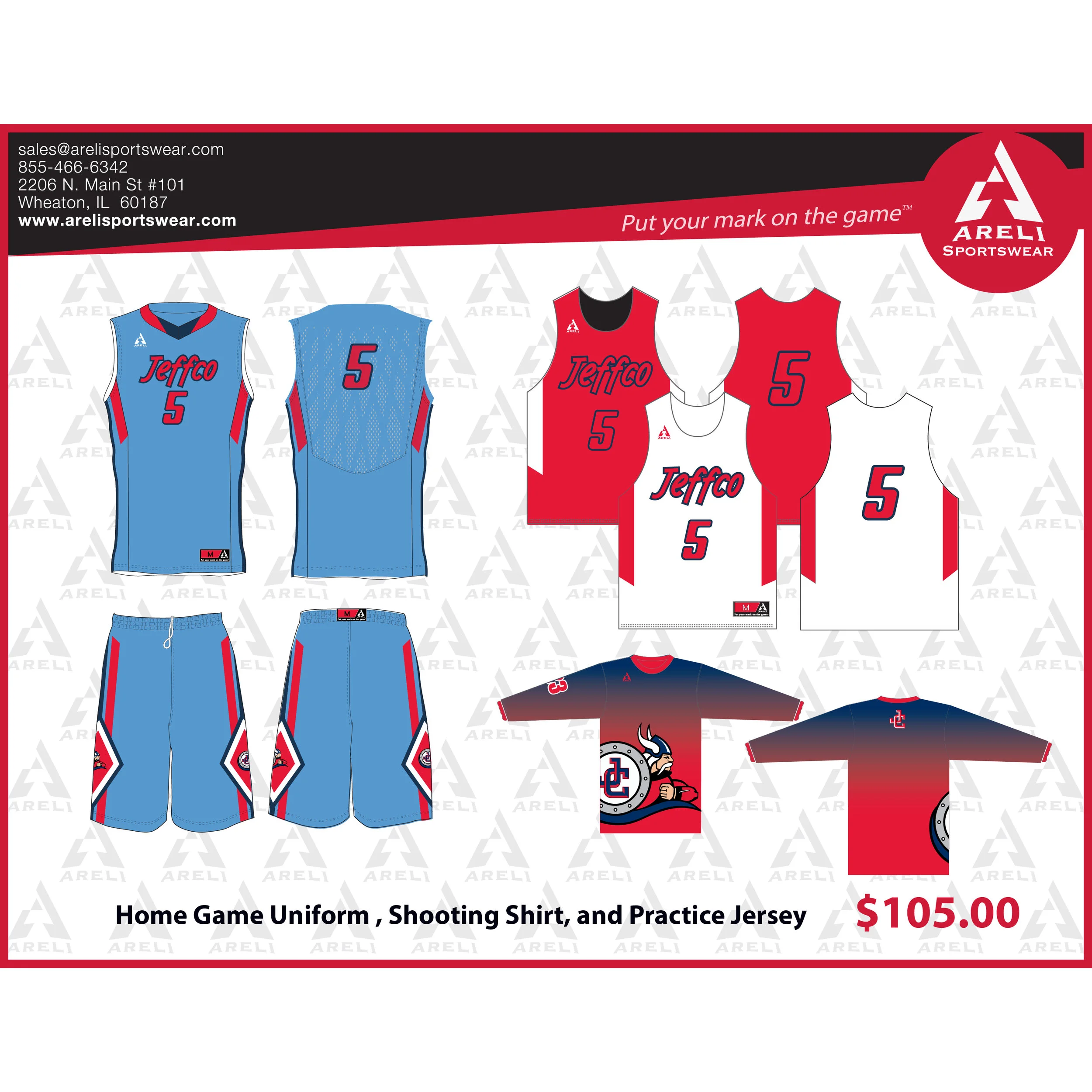 BASKETBALL TEAM PACKAGES — Areli Sportswear