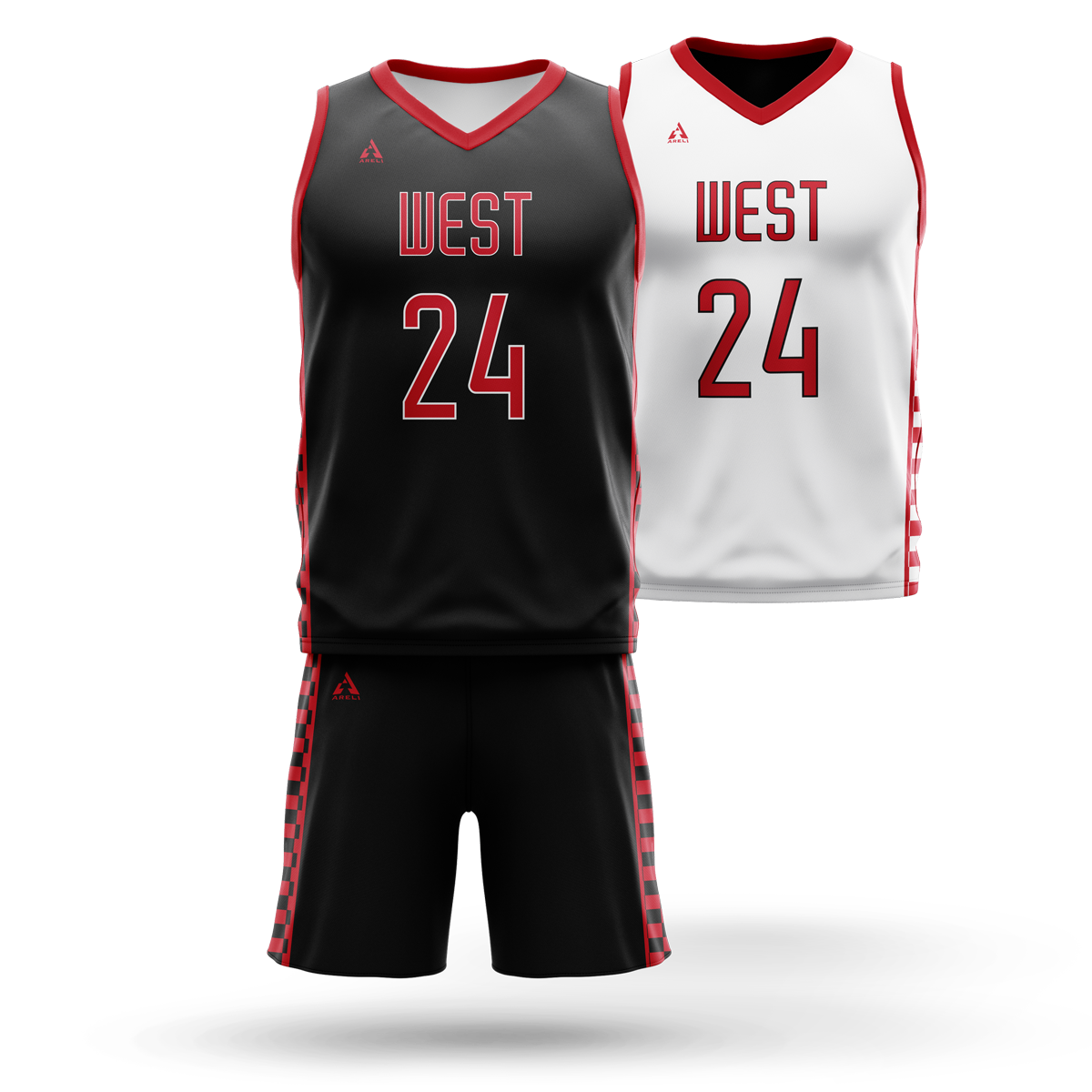 Custom Reversible Jersey and Game Short — Areli Sportswear