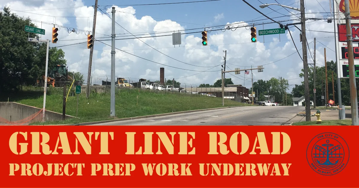 Grant Line Road Project Prep Work Underway — New Albany City Hall