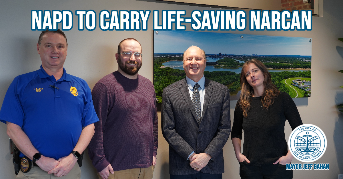 New Albany Police to Carry Live-Saving NARCAN — New Albany City Hall