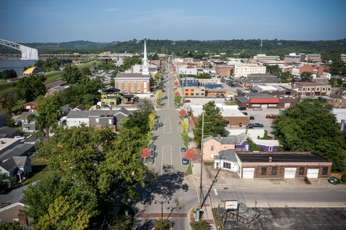 Monon South Freedom Trail — New Albany City Hall