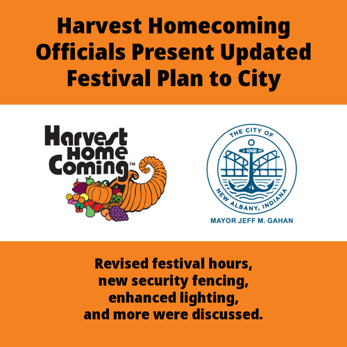 HARVEST HOMECOMING PRESENTS UPDATED FESTIVAL PLAN TO CITY — New Albany ...