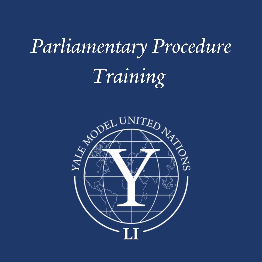 Delegate Resources — Yale Model United Nations