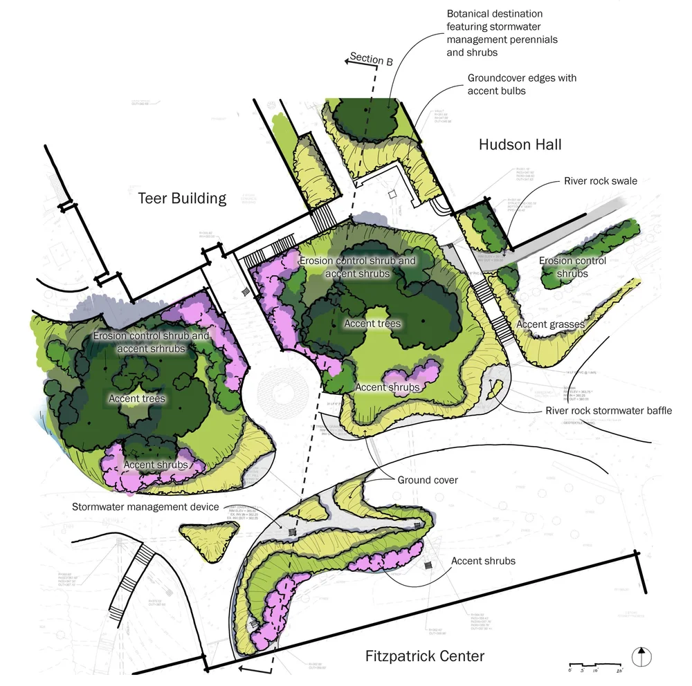 Nello L. Teer Building Landscape — Lift[ED]
