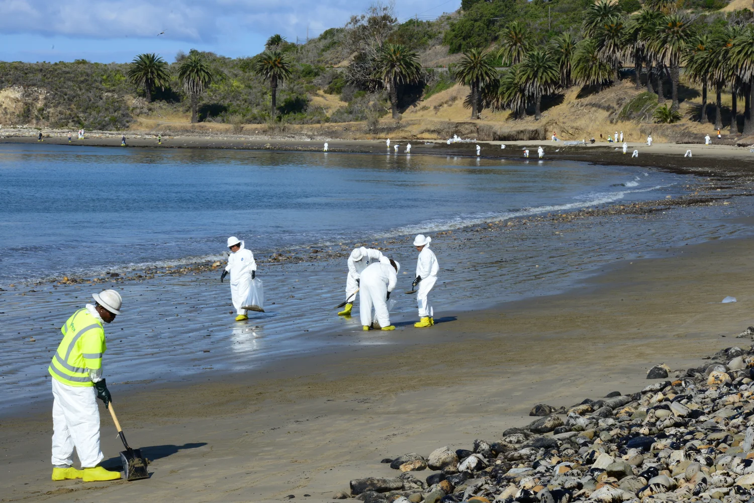 Land Oil Spill Clean Up