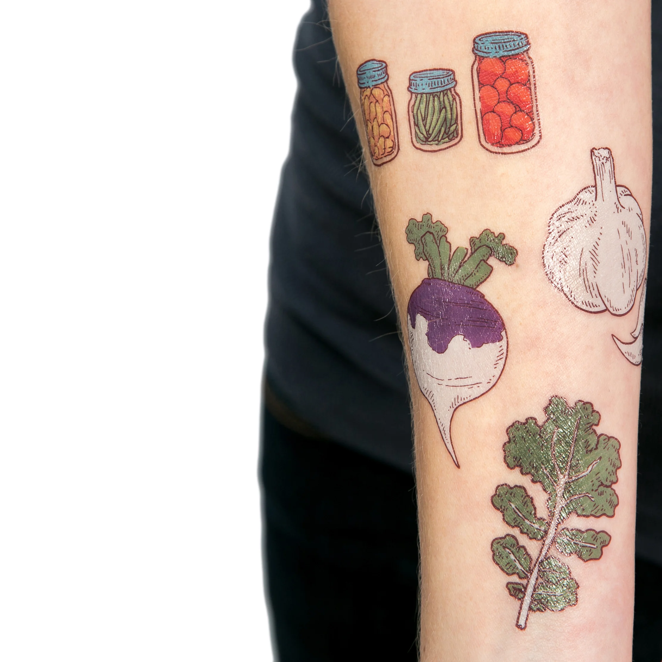 Tater Tats: Temporary Vegetable Tattoos