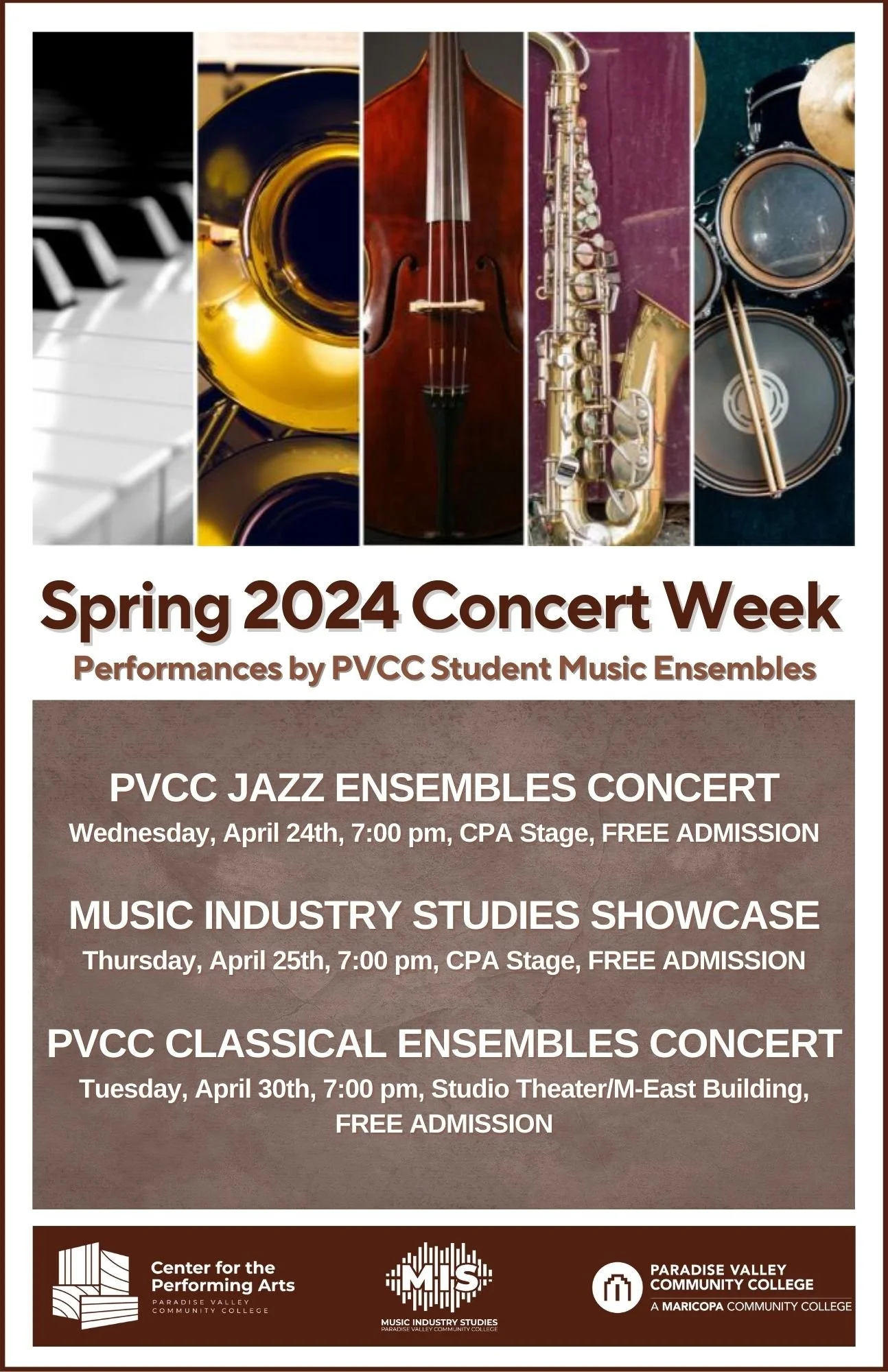 End of Spring Semester Fine & Performing Arts Events — PVCC FINE ARTS