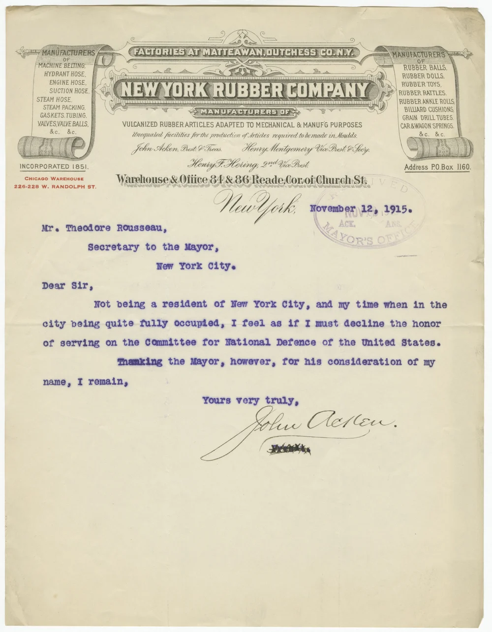 Fun with Letterheads — NYC Department of Records & Information Services
