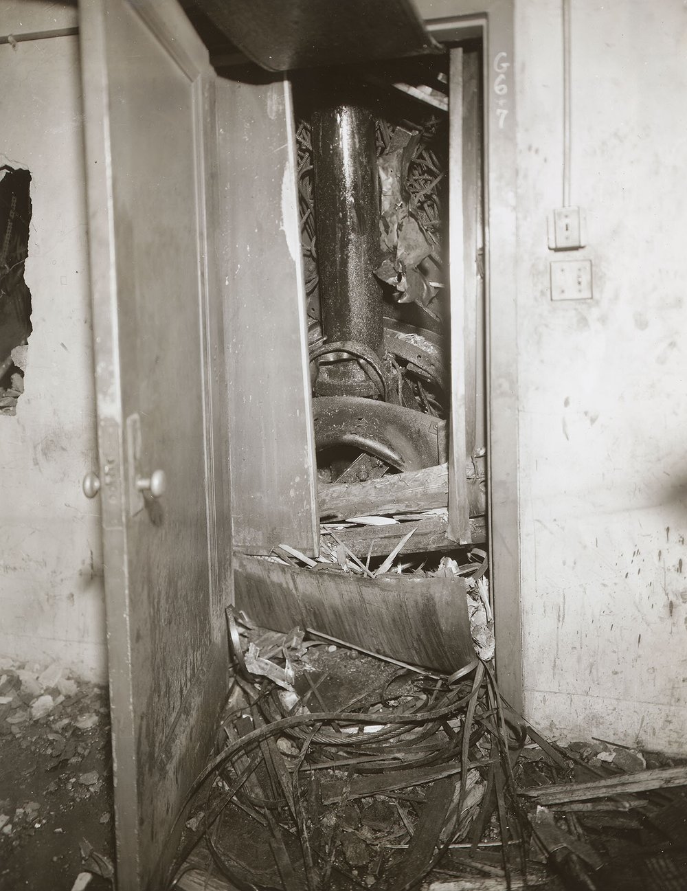 The Empire State Plane Crash, July 28, 1945 — NYC Department of Records ...