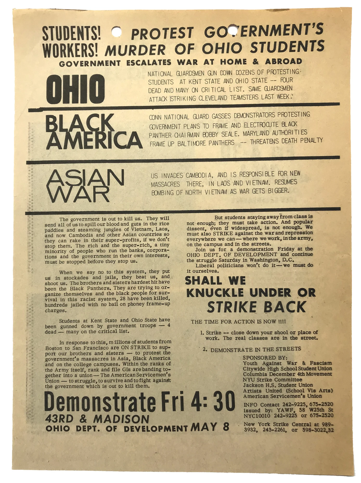 The Hard Hat Riots, May 8, 1970 — NYC Department of Records ...