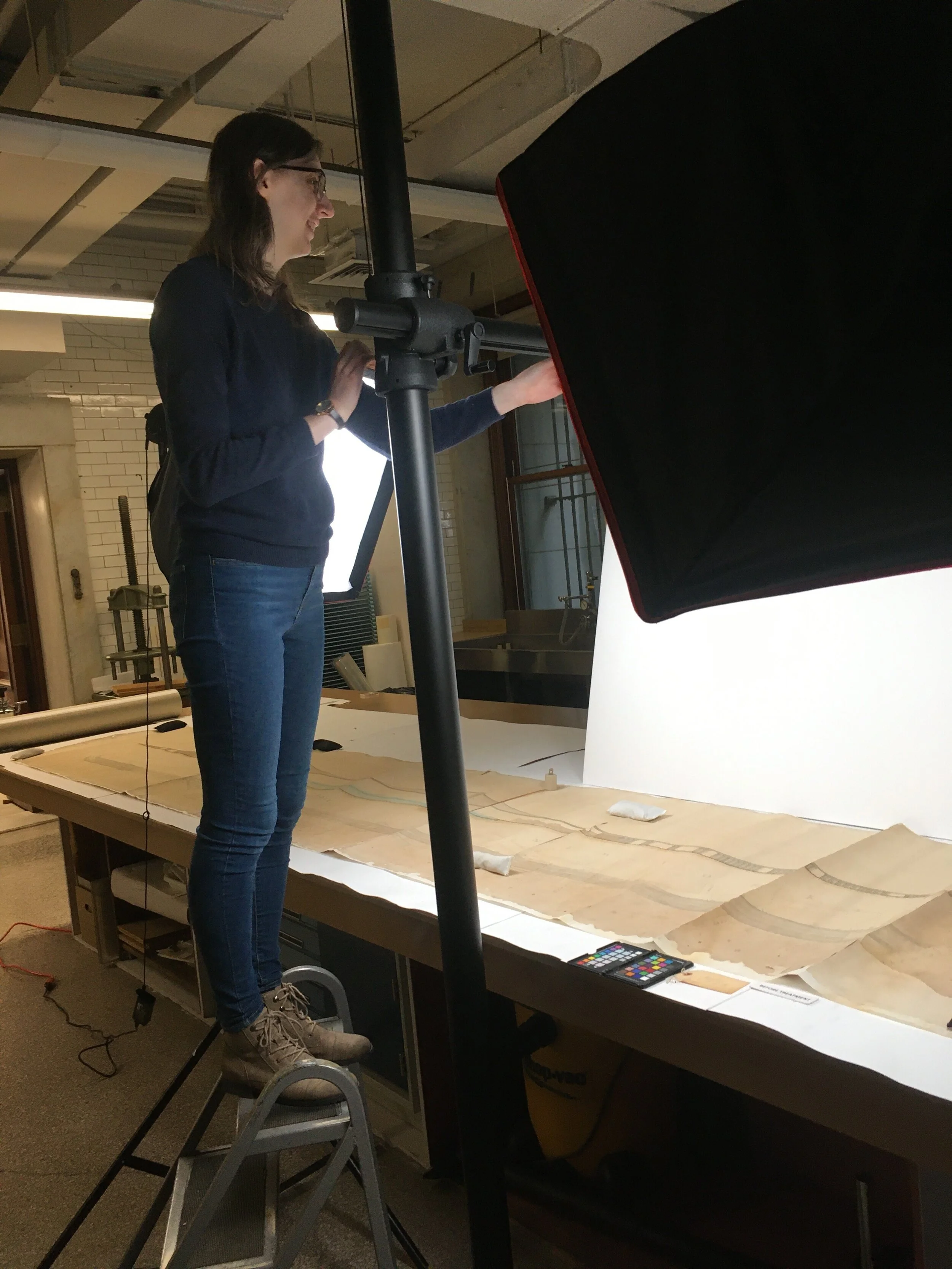 Treating the Brooklyn Bridge Drawings, Phase One — NYC Department of ...
