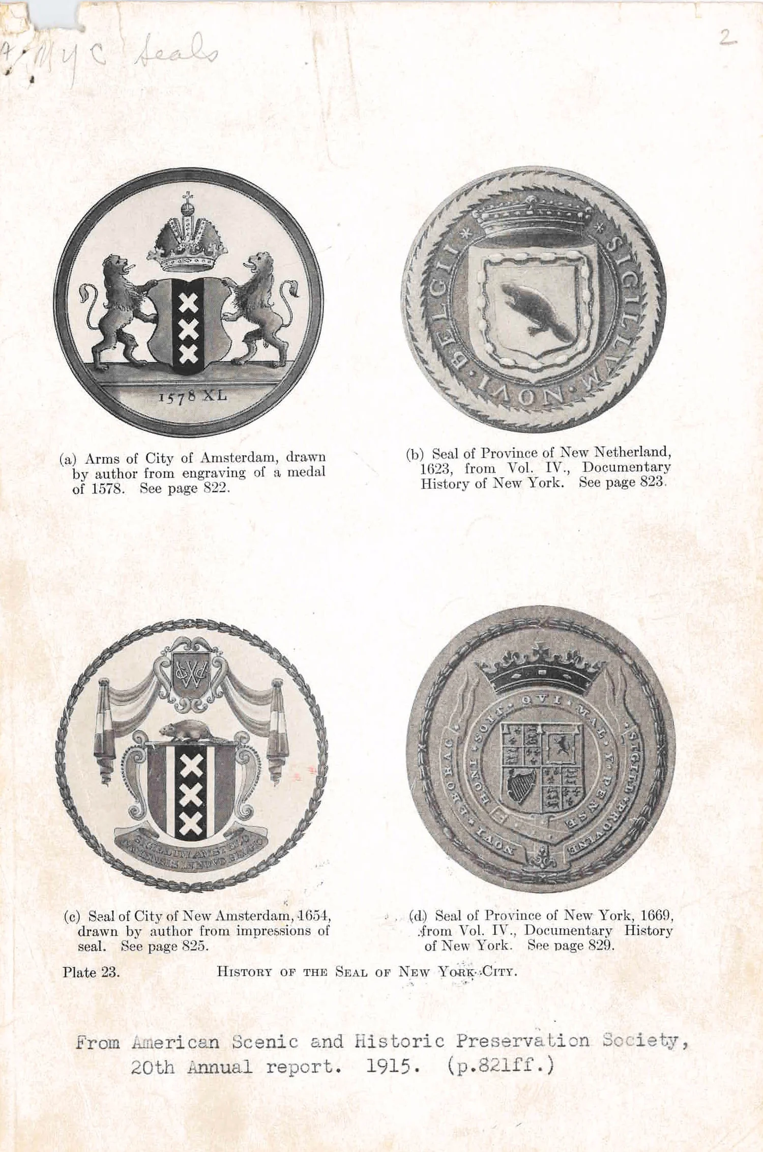 The Design for the Seal of the City of New York — NYC Department of ...