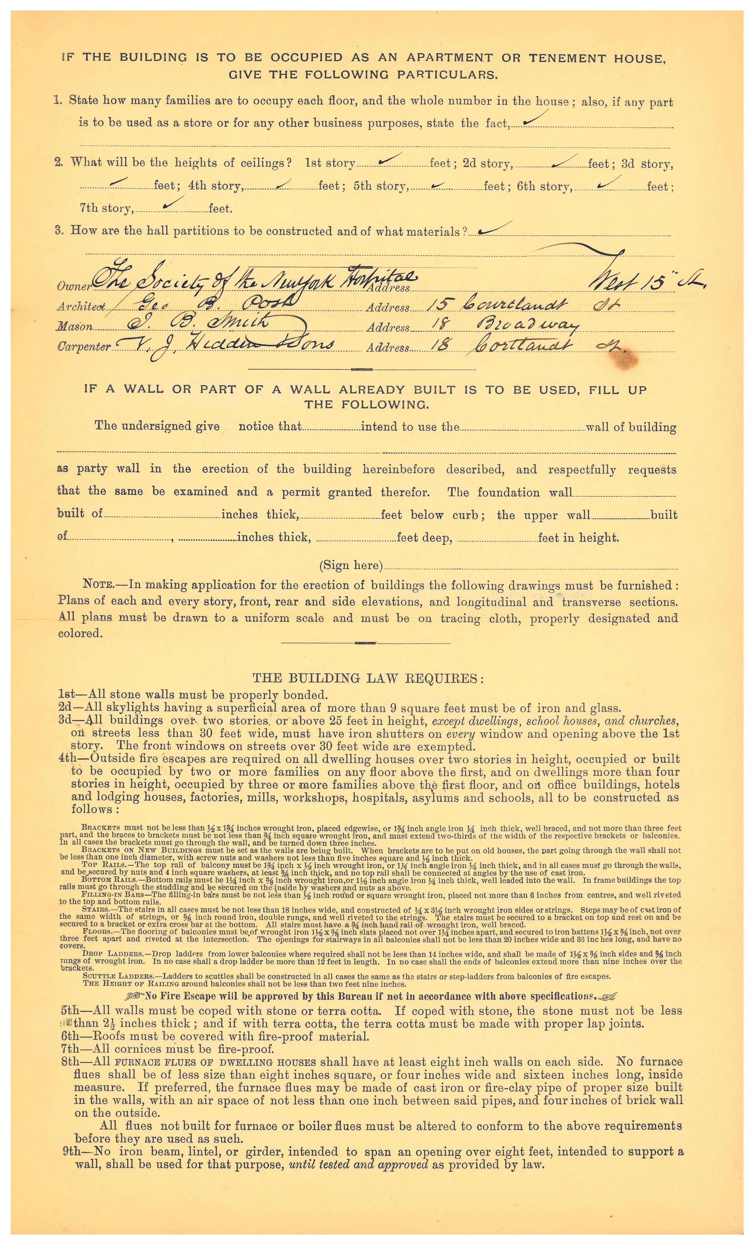 Department of Buildings - Manhattan Block and Lot Collection, 1866-1977 ...