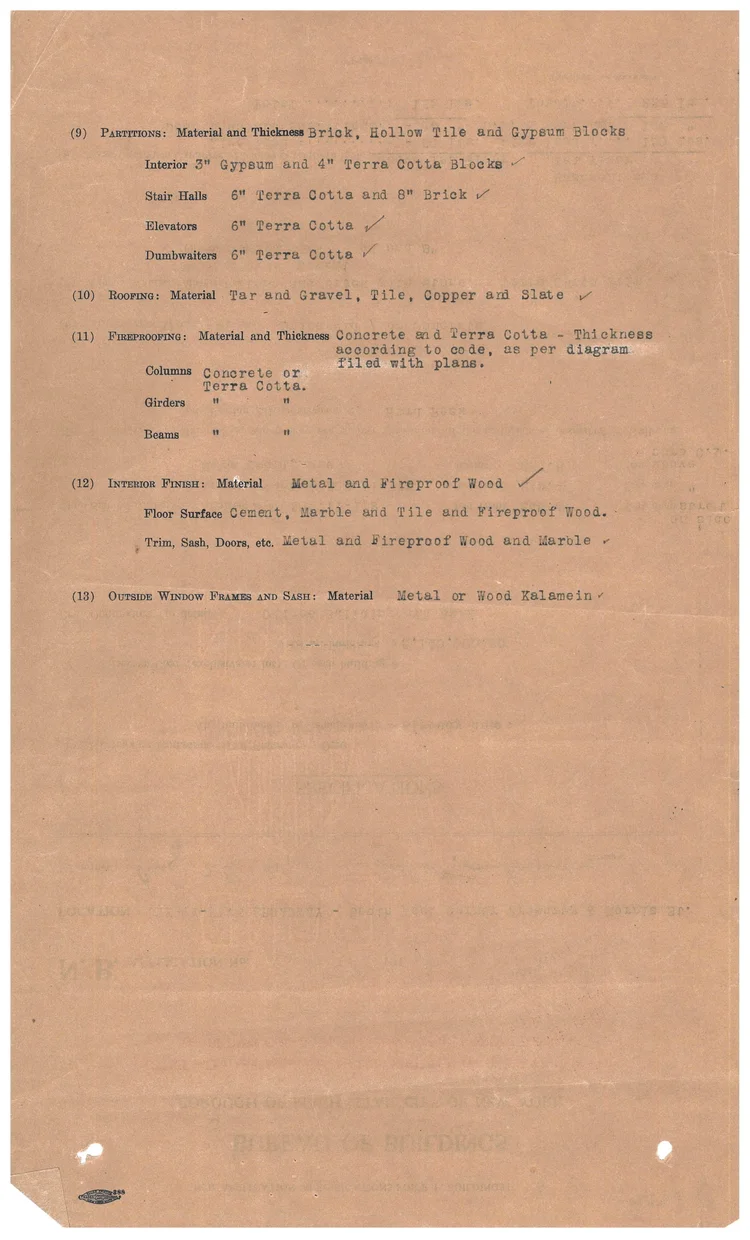 Department of Buildings - Manhattan Block and Lot Collection, 1866-1977 ...