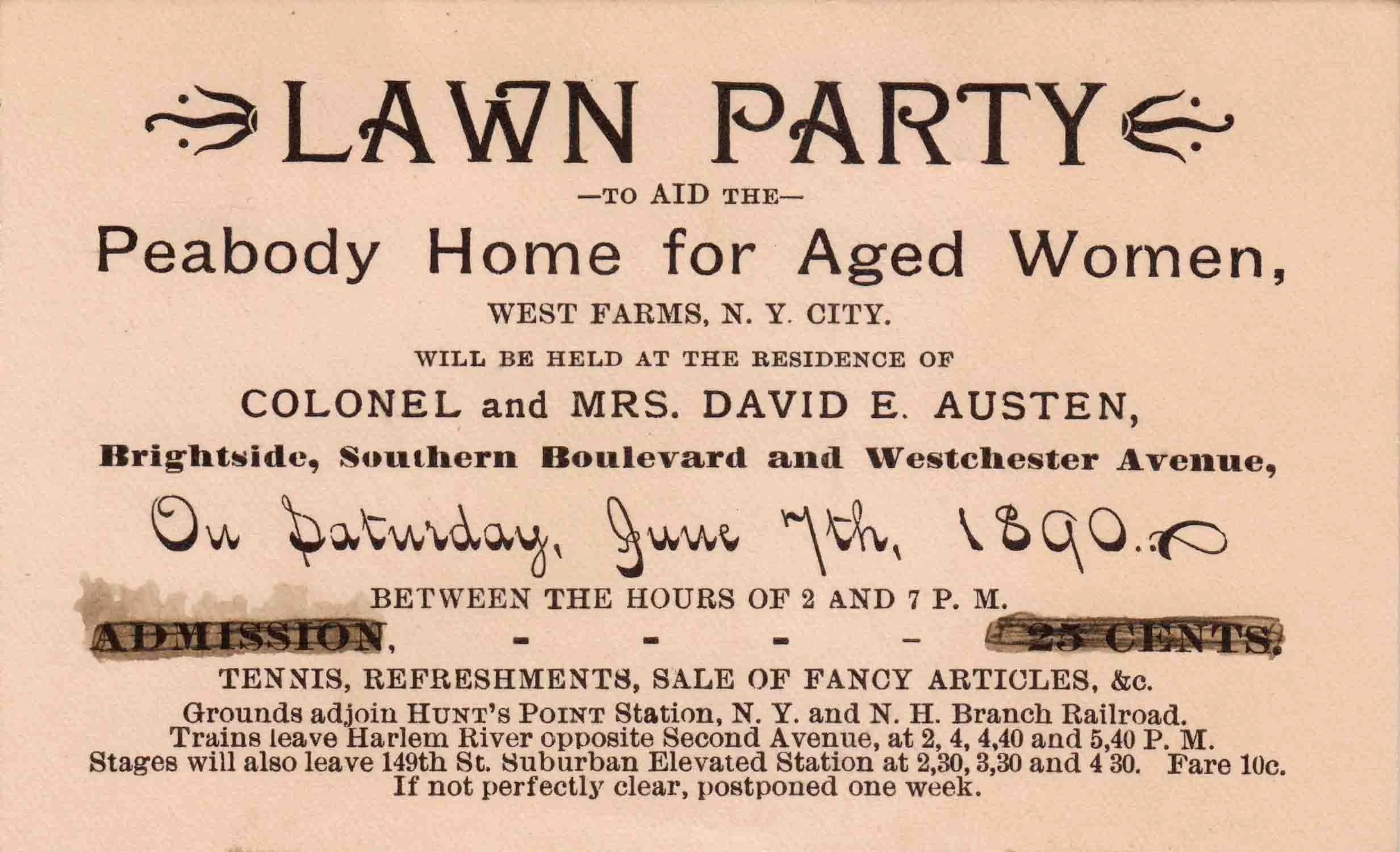 If Not Perfectly Clear, Postponed One Week: Invitations of the Gilded ...