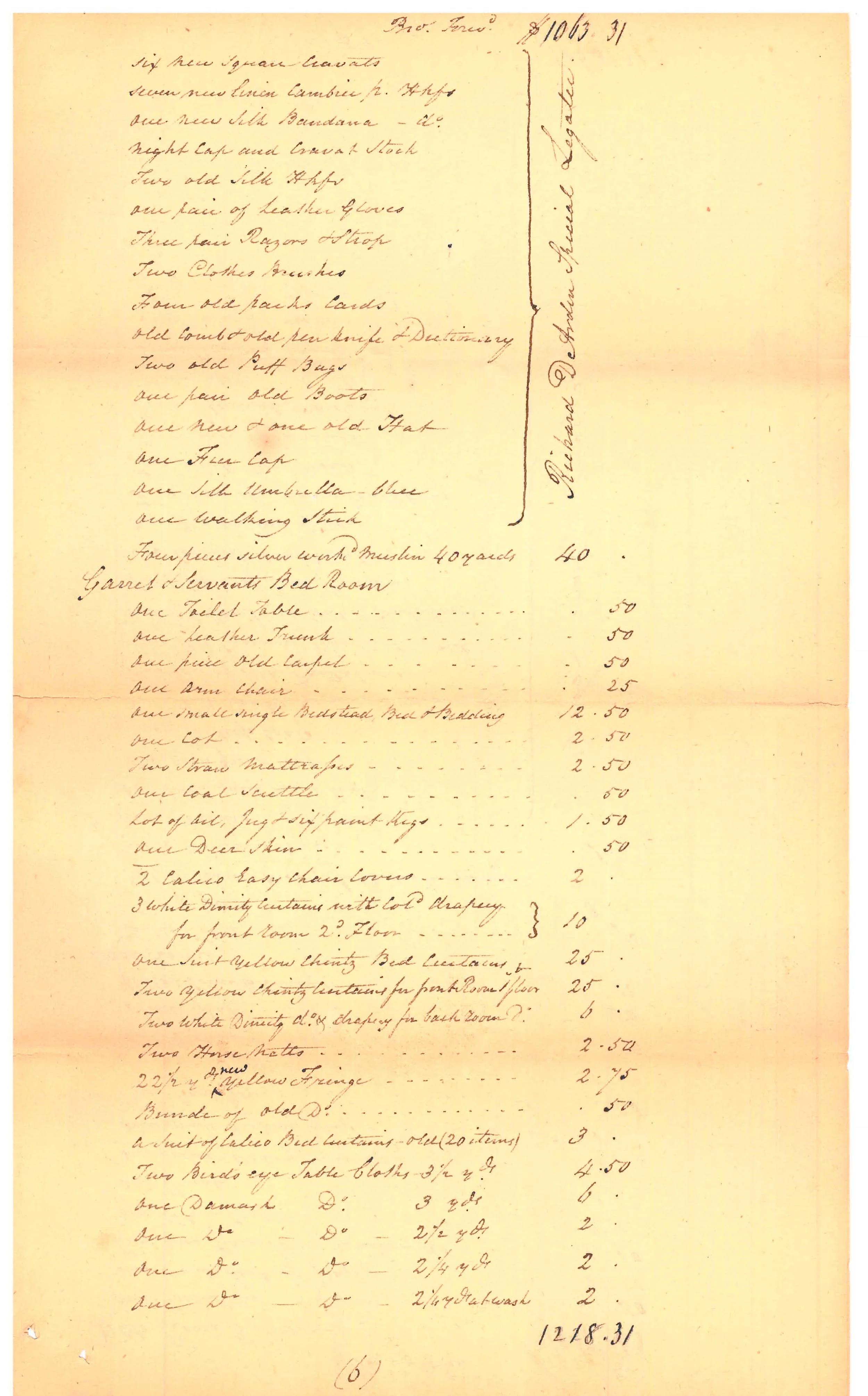 “A True and Perfect Inventory” - The Municipal Archives Collection of ...