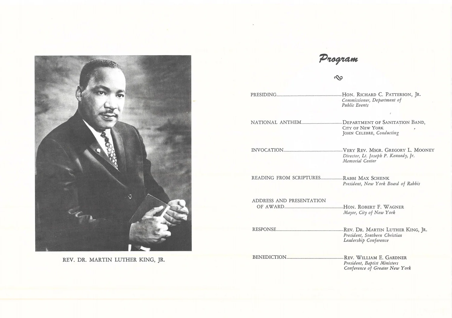 Rev. Dr. Martin Luther King, Jr. in New York City — NYC Department of ...
