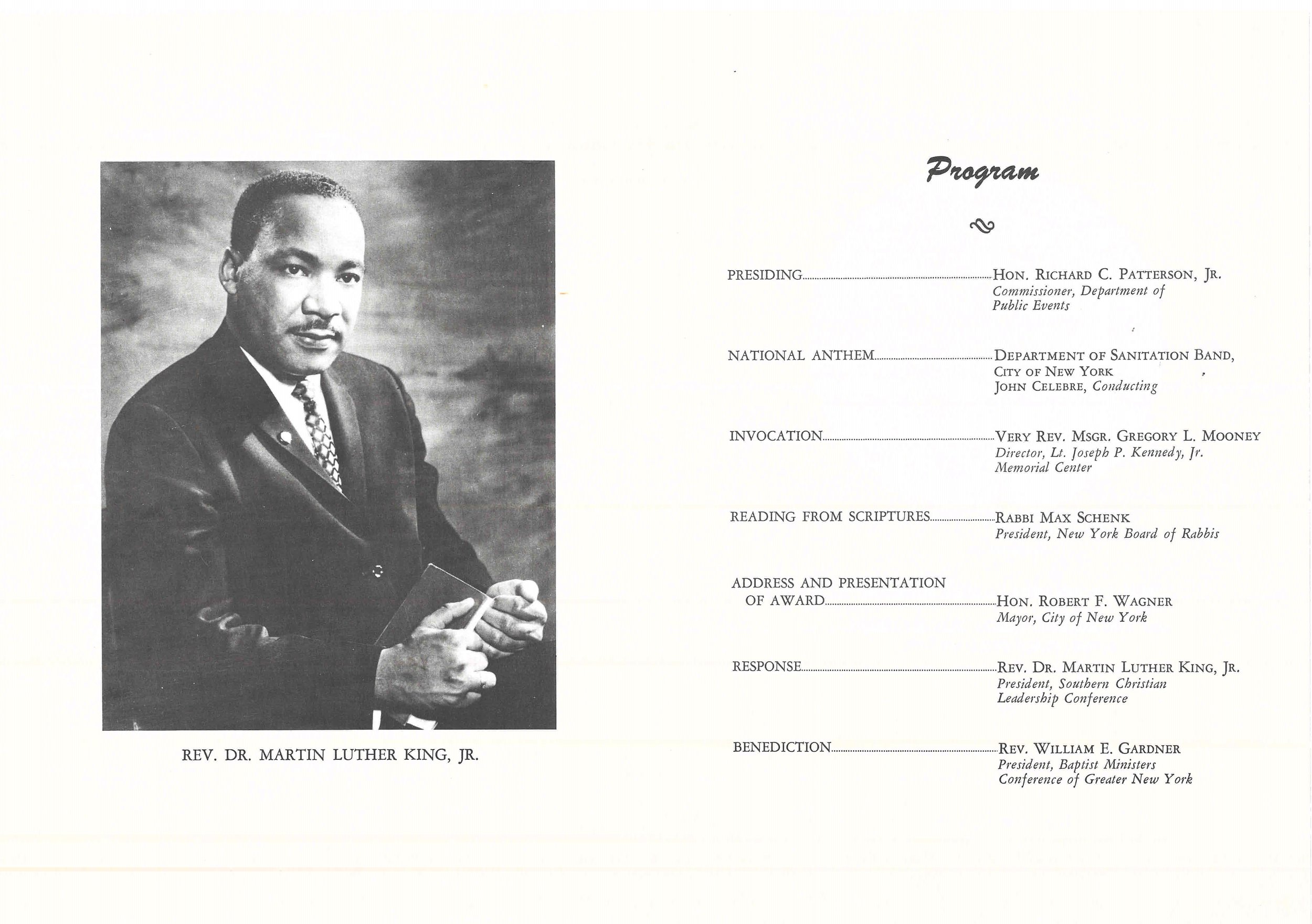 Rev. Dr. Martin Luther King, Jr. in New York City — NYC Department of ...