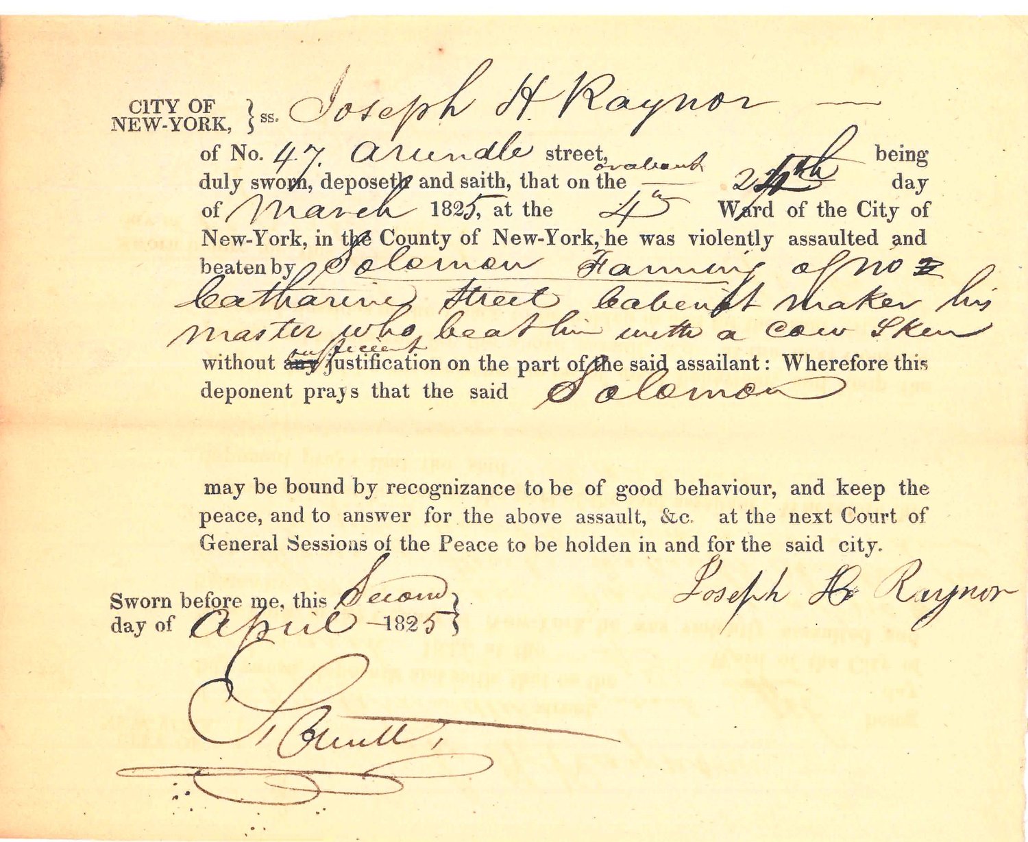 April 1825 - Not Just Murder and Mayhem — NYC Department of Records ...