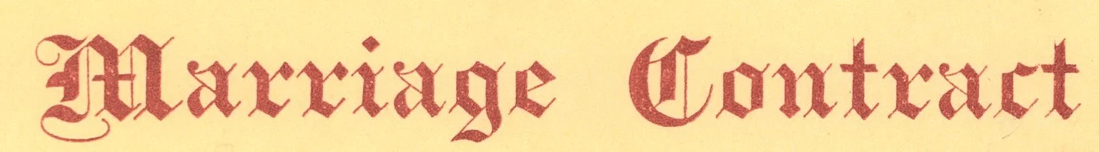 Marriage Contracts — NYC Department of Records & Information Services