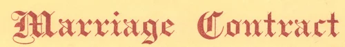 Marriage Contracts — NYC Department of Records & Information Services