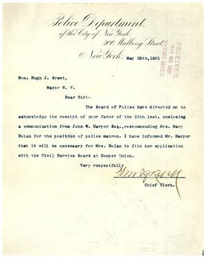 Policewomen — NYC Department of Records & Information Services