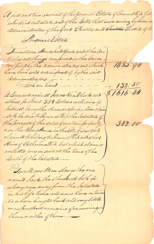 “A True and Perfect Inventory” - The Municipal Archives Collection of ...