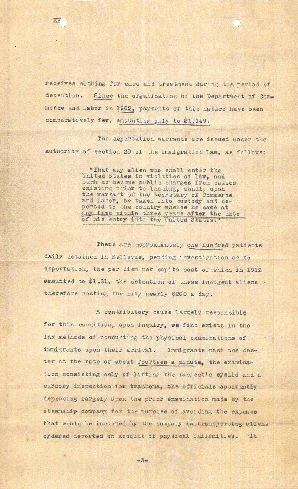 The Entire Expense Should Be Borne by the Federal Government: A 1913 ...