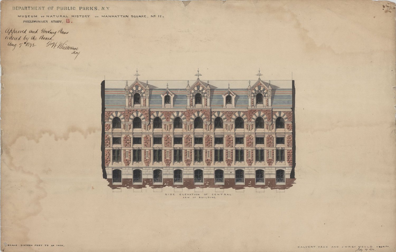 Happy Birthday, Calvert Vaux! — NYC Department of Records & Information ...