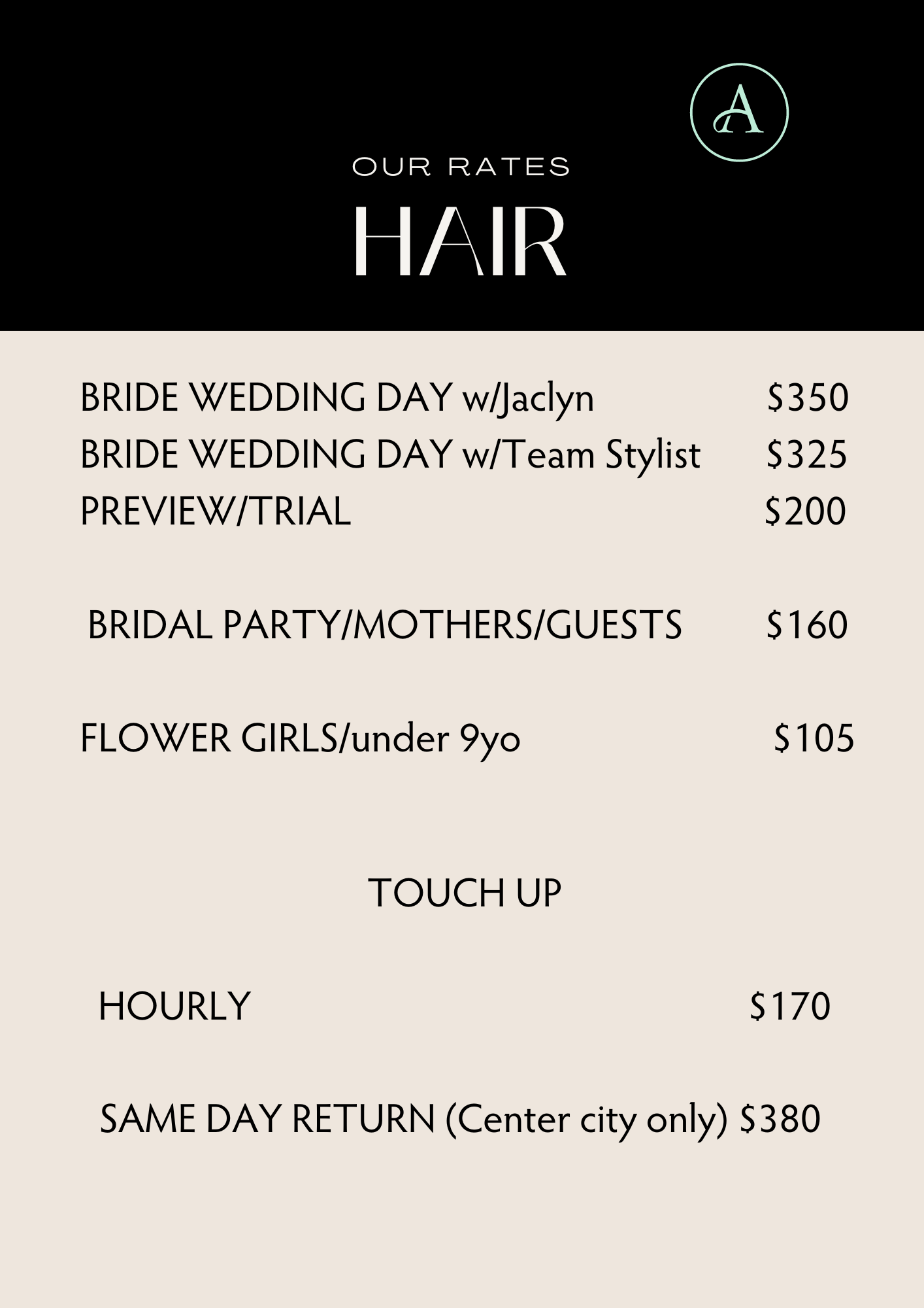 How much do wedding hairstyles cost | Beachweddingtips.com