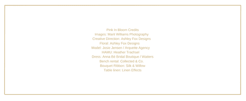 Pink In Bloom Gallery - Ashley Fox Designs Wedding Flowers Minnesota