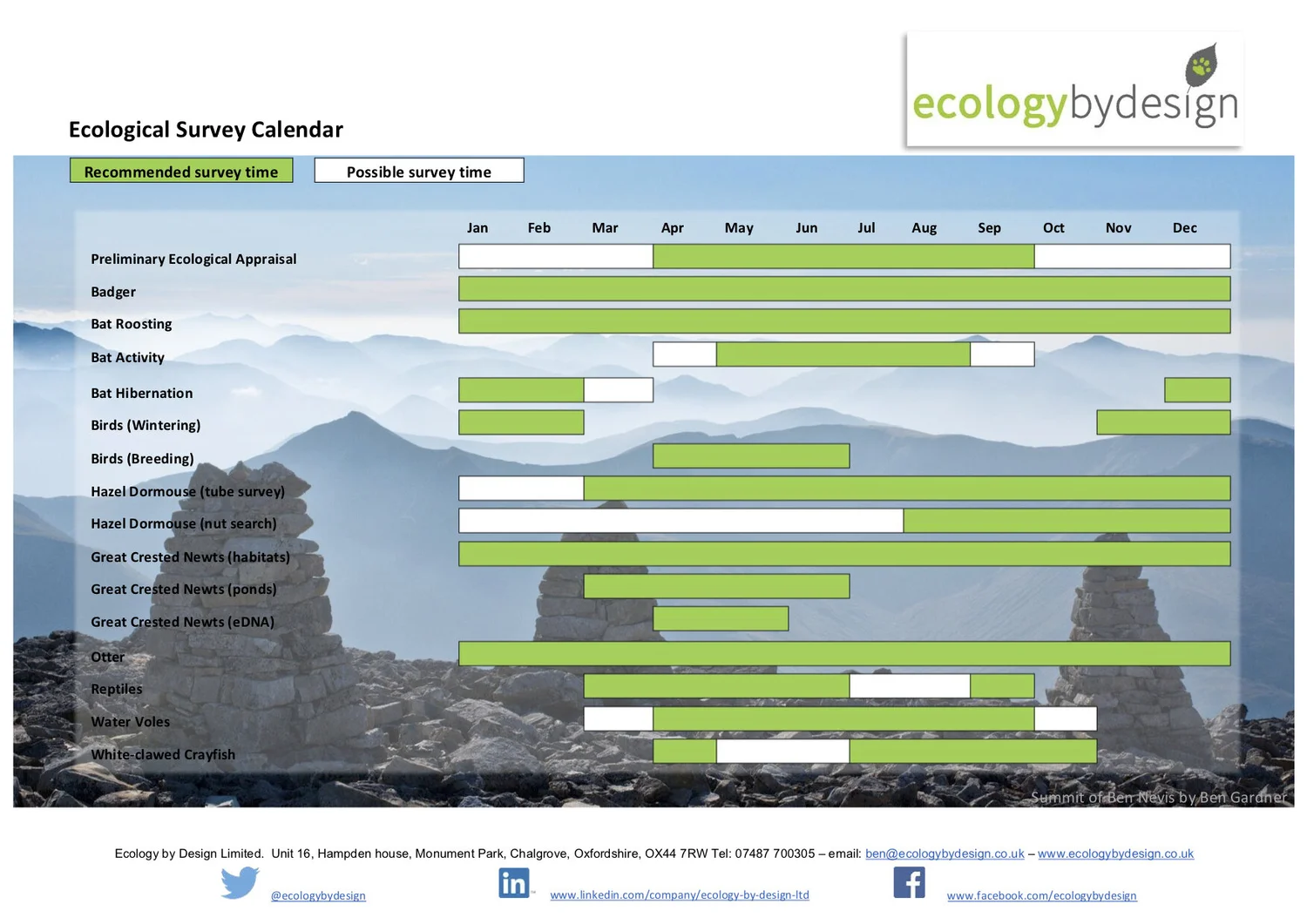 Ecology Surveys during the winter | Ecology by Design