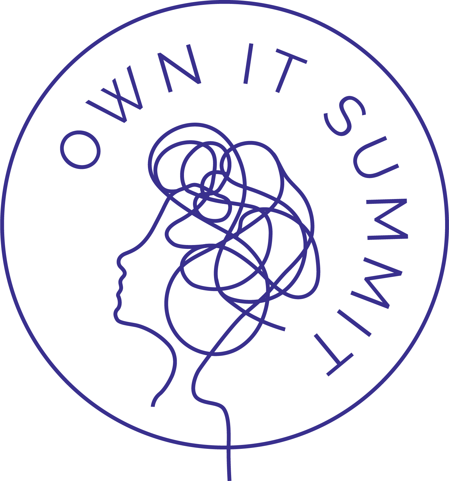 Own Network Logo Purple