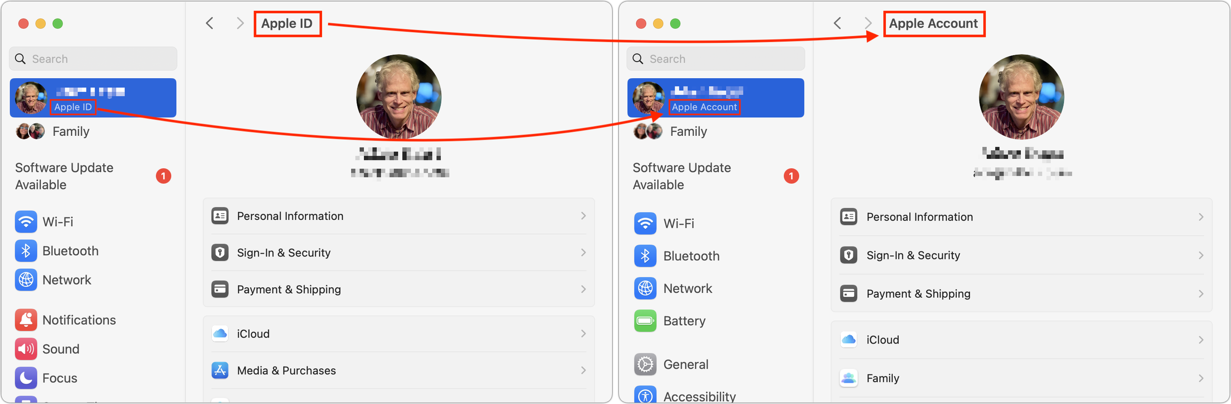 Apple ID Renamed to Apple Account in Latest Operating System Releases ...