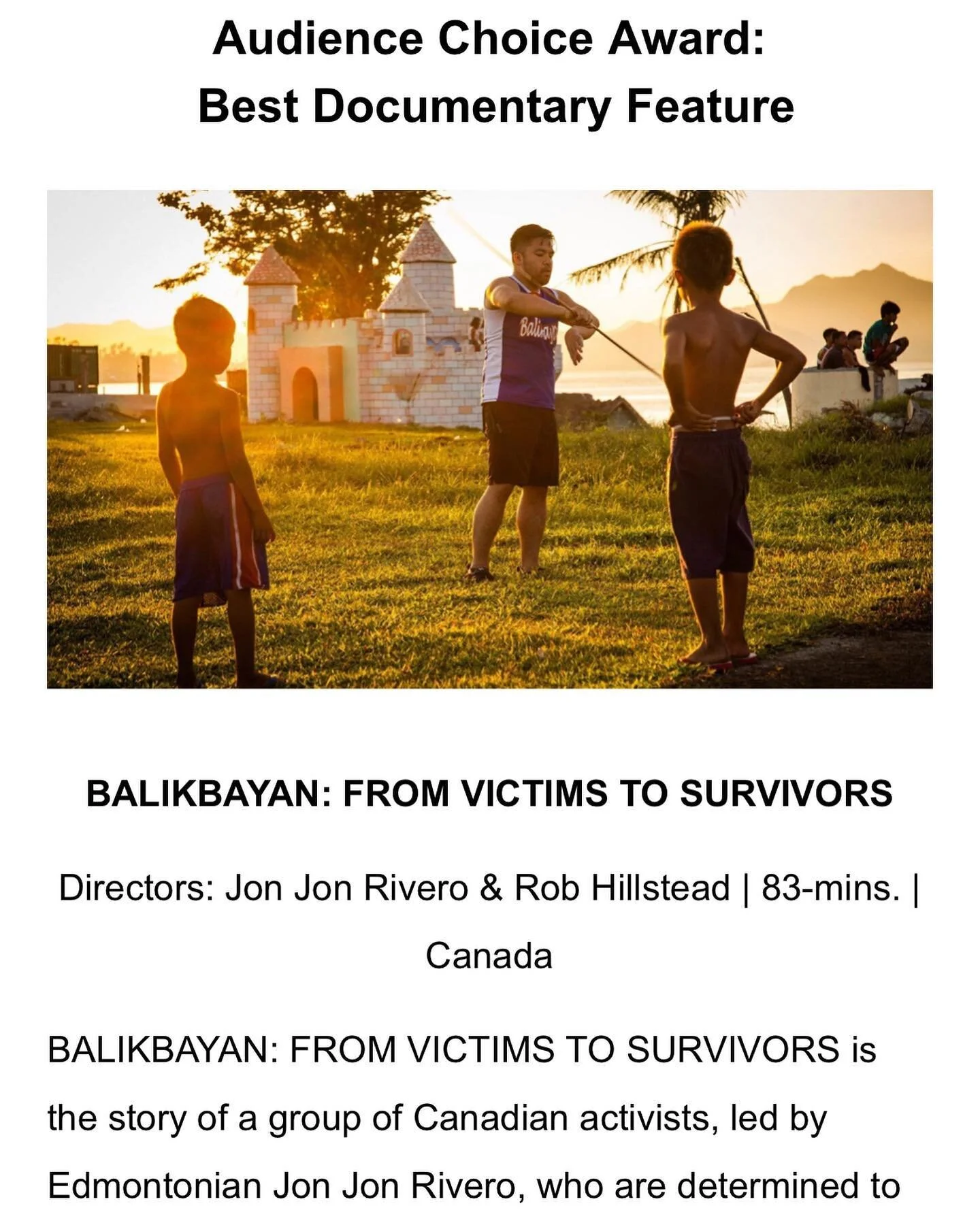 THE BALIKBAYAN PROJECT