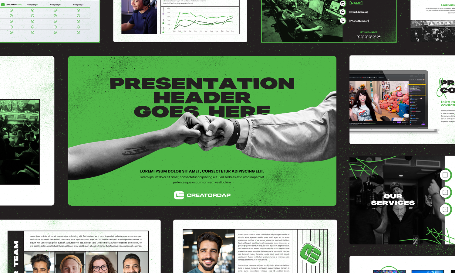 Creatordap Deck Template — Topher Oriel