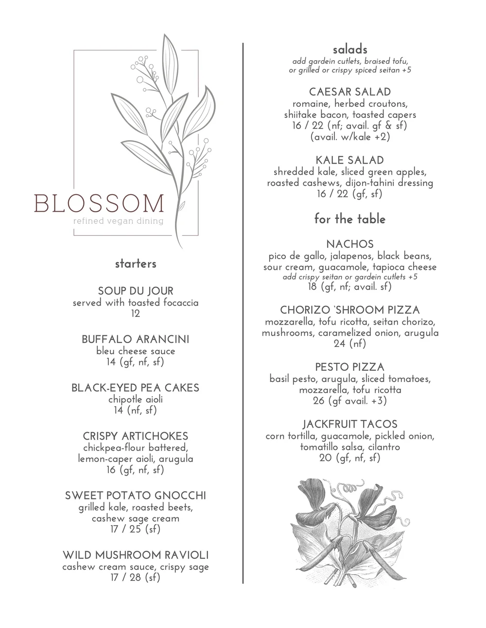 Eat & Drink — Blossom Restaurants