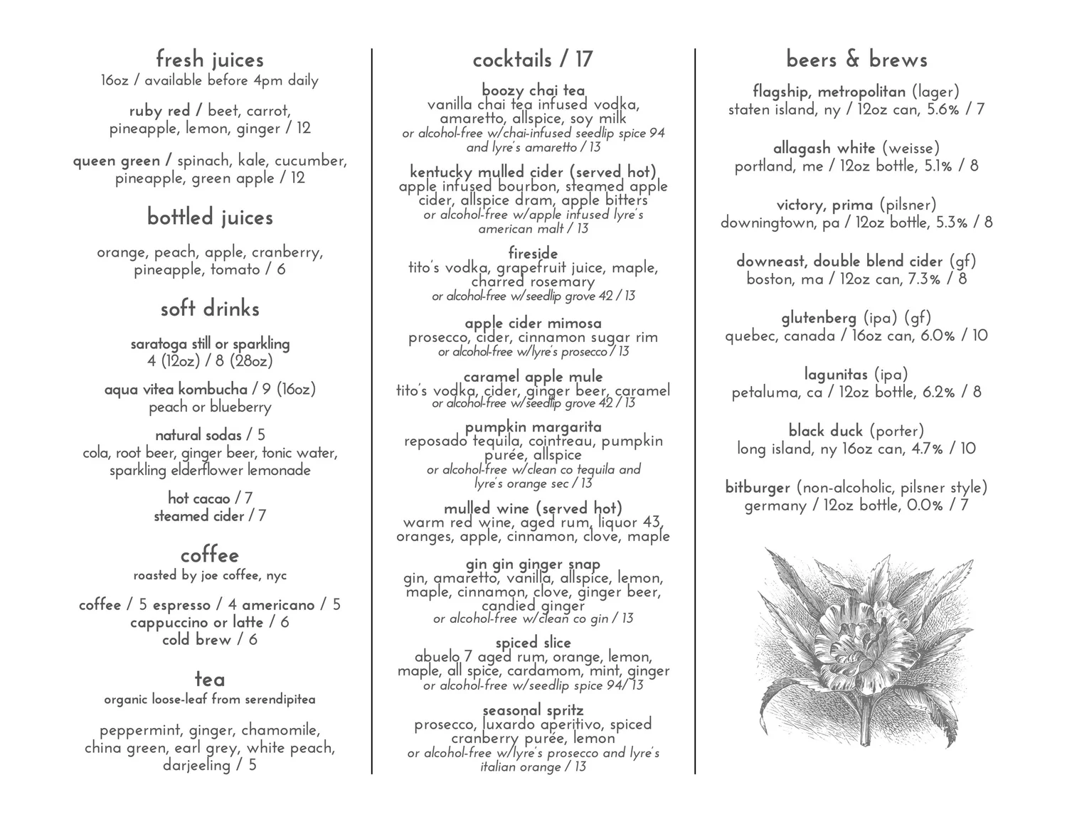 Eat & Drink — Blossom Restaurants