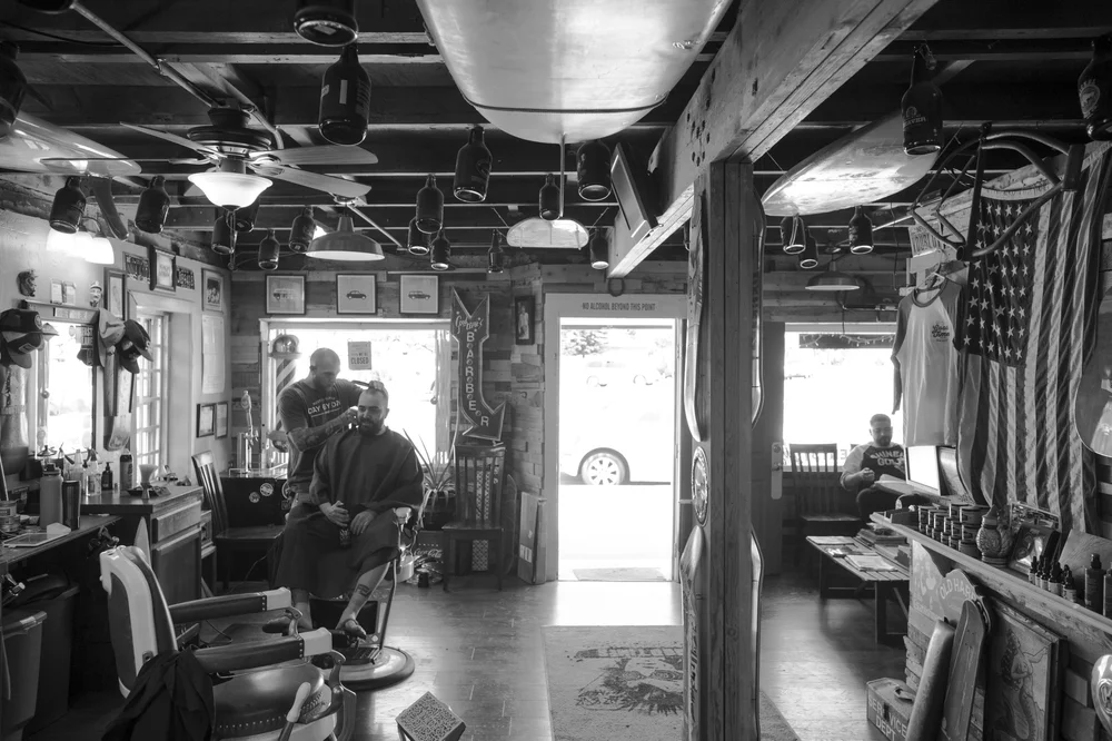 Old School Barbershop in San Diego, California — Rob Hammer Photography